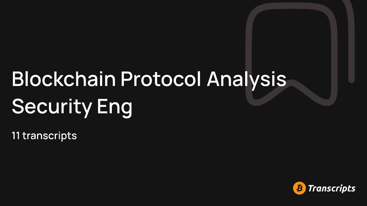 Blockchain Protocol Analysis Security Eng